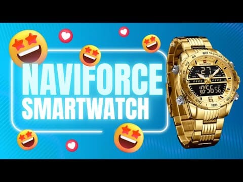 Naviforce Smartwatch - Relógio Esportivo Masculino NAVIFORCE Incrível ...