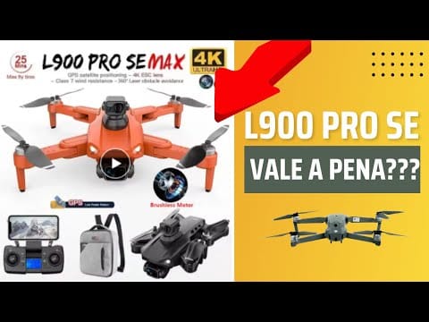 L900 PRO SE MAX GPS Drone 4K - Drone Ótimo e Barato! [REVISADO] - New Line